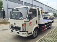 China Mini  Howo 4 x 2  Light Duty Commercial Trucks , 5t Towing Wrecker Truck/broken vhicles carrier for sale