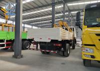 China 10 Tons Straight Boom Truck Mounted Crane White Colour 10+1 Tire for sale