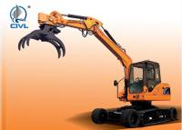 China X9 Breaker Wheel Crawler Excavator And Clamp Yellow Colour for sale