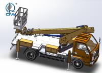 China 18m Telescopic Van With Basket Aerial Work Vehicle 4x2 Truck Chassis for sale