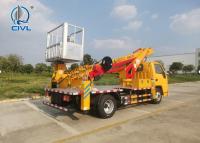 China 18m Telescopic Van With Basket Aerial Work Vehicle 4x2 Truck Chassis for sale
