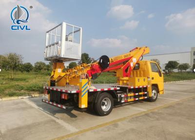 China 18m Telescopic Van With Basket Aerial Work Vehicle 4x2 Truck Chassis for sale