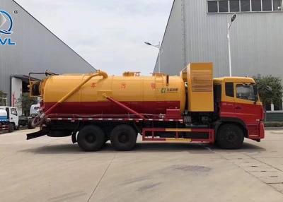 China 6x4 16m3 Cleaning Sewage Suction Truck Rustproof for sale