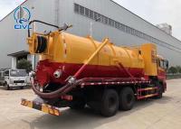 China 6x4 16m3 Cleaning Sewage Suction Truck Rustproof for sale
