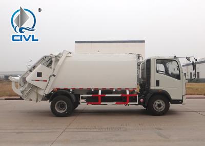 China Compression Garbage Compactor Truck 3600mm Wheelbase 6570×2050×2580mm for sale