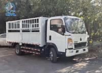 China 4x2 Light Cargo truck  3tons Mini  Howo 4 x 2  Light Duty Commercial Trucks  fence lorry truck for sale