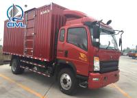 China 4x2 Van Cargo Truck  3 Ton Mini  Howo  Light Duty Commercial Trucks  Fence Lorry Truck for sale