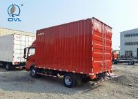 China 4x2 Van Cargo Truck  3 Ton Mini  Howo  Light Duty Commercial Trucks  Fence Lorry Truck for sale