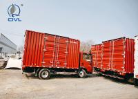 China 4x2 Van Cargo Truck  3 Ton Mini  Howo  Light Duty Commercial Trucks  Fence Lorry Truck for sale