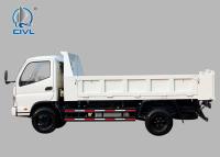 China Light Dump Truck new Foton Forland 3-4tons Rhd 4x2 Dumper white colour tipper truck for sale