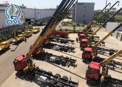 China Total Lifting 12T Capacity Truck Mounted Crane Straight Boom crane with for sale