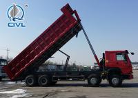 China Front lifting 371HP Heavy Duty Dump Truck 8X4 LHD 50tons 20-30CBM ZZ3317N3567W for sale