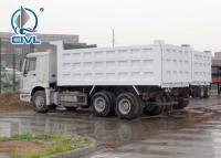 China LHD 6X4 SINOTRUK HOWO Tipper Dump Truck Euro 2 336HP Engine HYVA Middle Lifting for sale