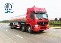 China New Howo Fuel Truck 20CBM  Effective Oil Tanker Truck  For Transporting Petroleum / Chemistry Liquid for sale