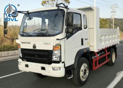 China 116hp 8-10 Tons Light Dump Truck Homan 4x2 Tipper Truck Colour Optional for sale