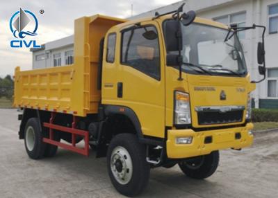 China Homan 4x4 All Wheel Drive Dump Truck 10-12 Tons Tipper Truck 130hp for sale