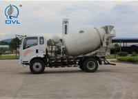 China 4X2 Light Cement Mixer Truck 4cbm Howo Concrete Mixing Truck 130hp for sale