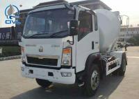 China Howo 4X2 Light Cement Mixer Truck 5cbm Concrete Mixing Truck 130hp for sale