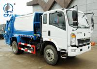 China 5m3 Compressed Garbage Truck With 4x2 Light Truck Chassis Engine 116hp for sale
