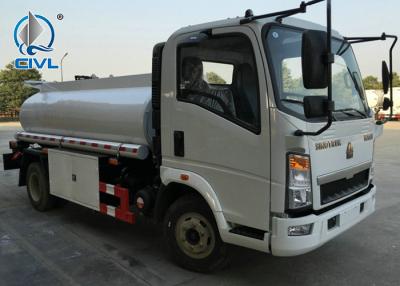 China 4m3 4x2 Light Fuel Truck 116hp Engine 4tons Oil Tanker Truck for sale