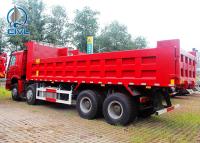 China Sinotruk Howo 8x4  Dump Truck A7 371 HP 12 Wheels LHD 60 Tons 20 - 30 CBM Tipper Truck for sale