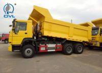 China New 6x4 U-Shaped Dump Truck /20-30 Ton Sand Dumper/ Engine 336HP/371HP euro II / transport sand and stone for sale