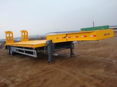 China 2 A X LES EQUIPMENT LOW BED TRAILER  28T Single speed 25TON/35TONS carry  construction machine for sale