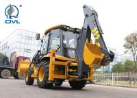China 82kw Backhoe Loader With Loader And Excavator H-Type Outriggers for sale