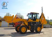 China 82kw Backhoe Loader With Loader And Excavator H-Type Outriggers for sale
