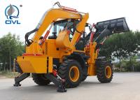 China Backhoe Loader / Small Utility Loader Excavator 5.4tons 76kw for sale