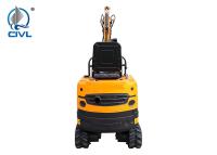 China Mini 8.6kw Engine Excavator / 1 Ton Crawler Tailless Excavator Orchard Micro Agricultural for sale
