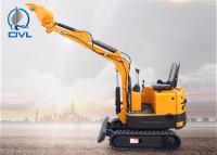 China Mini 8.6kw Engine Excavator / 1 Ton Crawler Tailless Excavator Orchard Micro Agricultural for sale