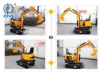 China Mini 8.6kw Engine Excavator / 1 Ton Crawler Tailless Excavator Orchard Micro Agricultural for sale