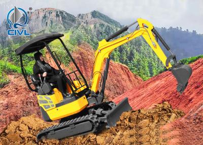 China 10 Kw Engine Excavator / 1.6 Ton Hydraulic Crawler Tailless Excavator for sale