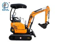 China 10 Kw Engine Excavator / 1.6 Ton Hydraulic Crawler Tailless Excavator for sale