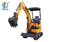 China 10 Kw Engine Excavator / 1.6 Ton Hydraulic Crawler Tailless Excavator for sale