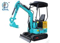 China 1.5tons 11kw Mini Engine Excavator With 0.04cbm Bucket Capacity Crawler Tailless for sale