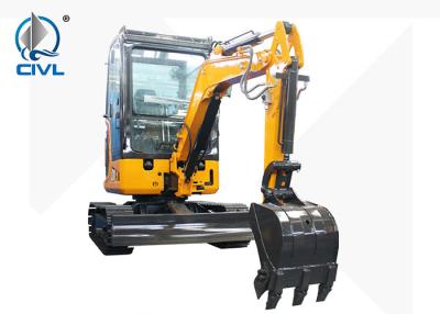 China 3 Tons 19KW Hydraulic Crawler Excavator With 0.06cbm Bucket Capacity for sale