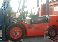 China 10 Ton Diesel Forklifts / 92 Kw Engine Forklift Truck Material Handling Machinery for sale