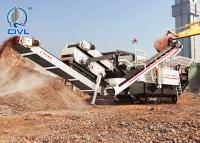 China 3 Screen Layers Mobile Crushing Plant Crawler Vibrating Screen Mobile Crushing Station for sale