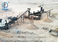China 3 Screen Layers Mobile Crushing Plant Crawler Vibrating Screen Mobile Crushing Station for sale