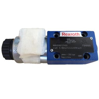 China Rexroth Direction Valve 4WE6HB6X/EG24N9K4/V Blue And White 24 VDC Cast Iron -20°C To +80°C Fast Response for sale
