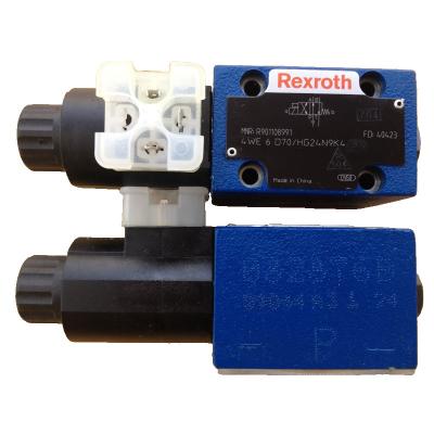China Rexroth R901087088 4WE6D7X/HG24N9K4 Hydraulic Directional Short-tube Valve 24 VDC for sale