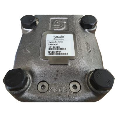 China Danfoss Hydraulic Motor OMV630151B3108 Black And Silver High Torque 630 Cm³/rev Output Energy Saving Easy To Operatehigh Pressures 420 Bar for sale