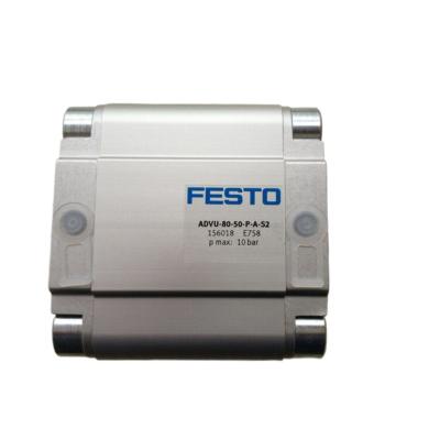 China Festo ADVU-80-50-P-S2 Hydraulic Cylinder High Efficient Long Life Casting Steel 100% New for sale