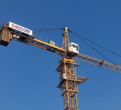 China 6T 4t Hammerhead Tower Crane Construction 40m-48m Jib for sale