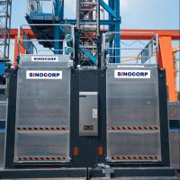 China Construction Elevator Sc200 200 Passenger Hoist Twin Cage Sc200/200g Sc200 Immeuble Grande Hauteur Ascenseur Sc200 for sale