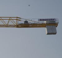 China Construction Building Flat Top Tower Crane Qtz Series 5 Ton 8 Ton 10 Ton Top Kits for sale
