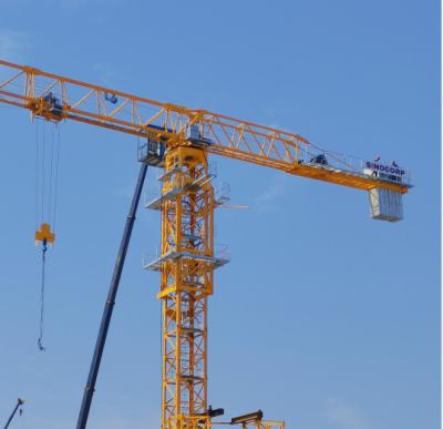 China Construction Building Flat Top Tower Crane Qtz Series 5 Ton 8 Ton 10 Ton Top Kits for sale