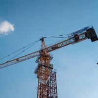 China Sinocorp TZ5610-6 Hatkit 56 Meters Boom 60M Height Commercial Hammerhead Tower Crane with CE for sale